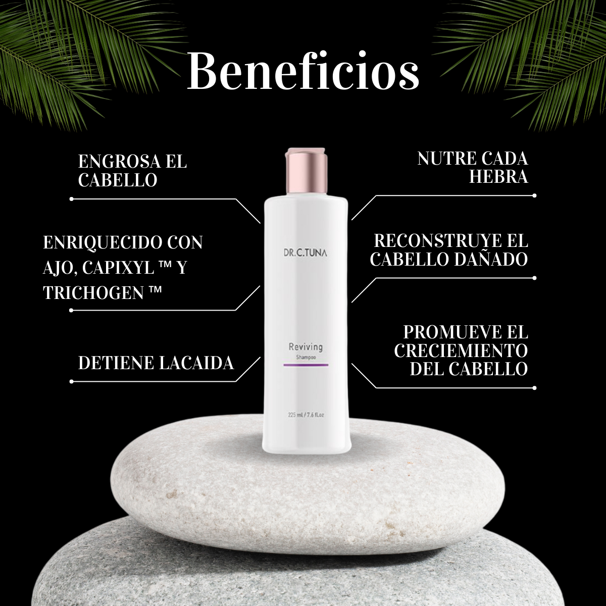 Shampoo Crecimiento, Shampoo Reviving Farmasi Dr. C Tuna – SiempreBella
